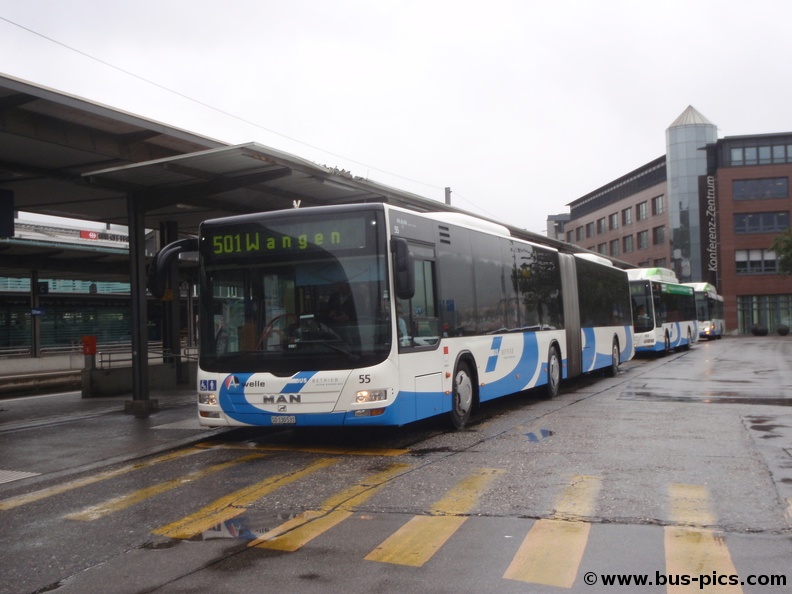 Olten Bahnhof -- Linie 501 -- BOGG 55 | Bus Pictures